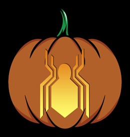 Spiderman Pumpkin Carving Template