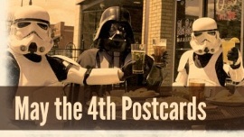 May the Fourth Star Wars Postcards [Printables] - HalloweenCostumes.com ...