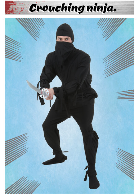 Ninja Costumes - Adult, Kids Ninja Halloween Costume