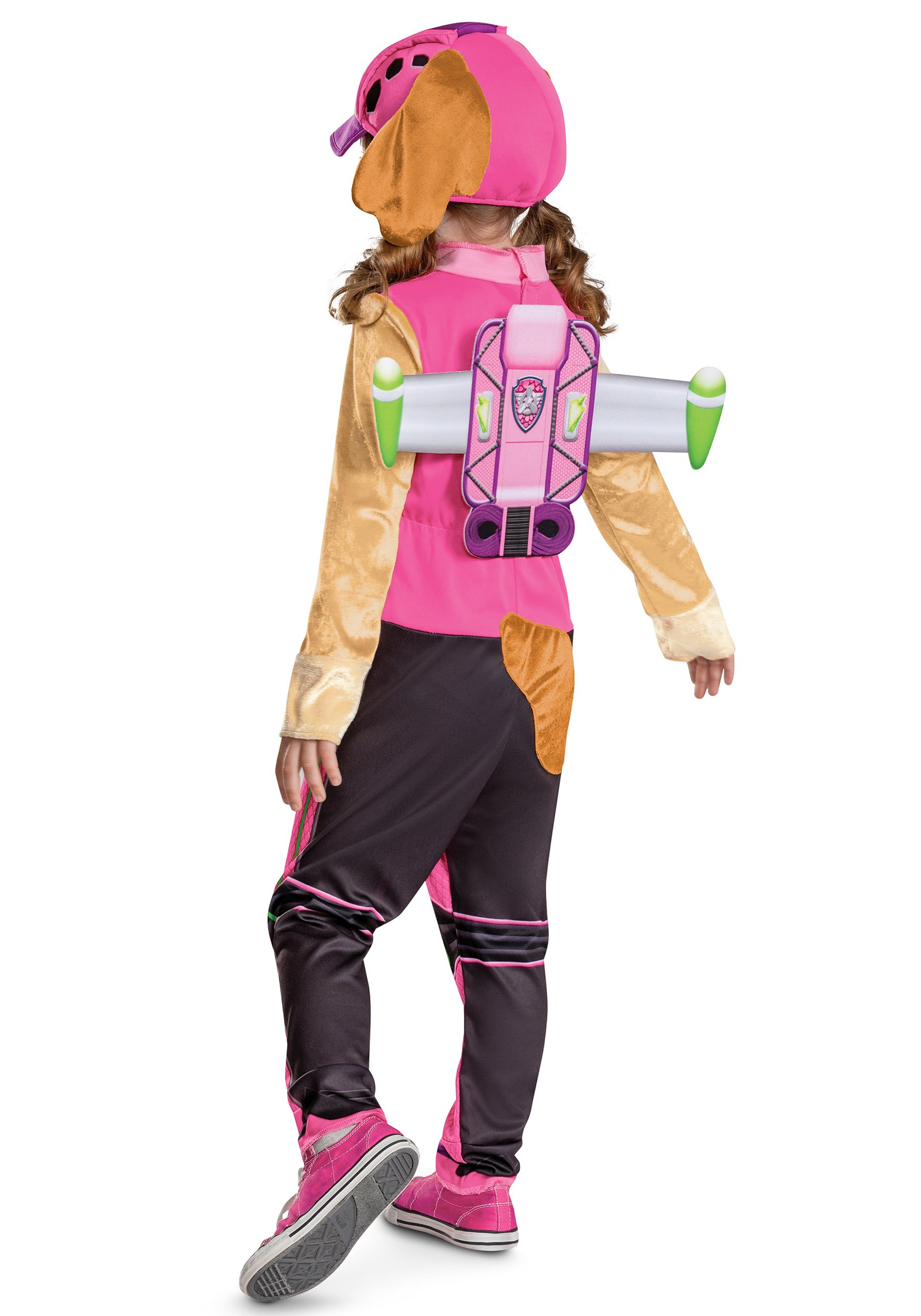 Girl's Paw Patrol Dino Movie Classic Skye Costume | Movie Costumes