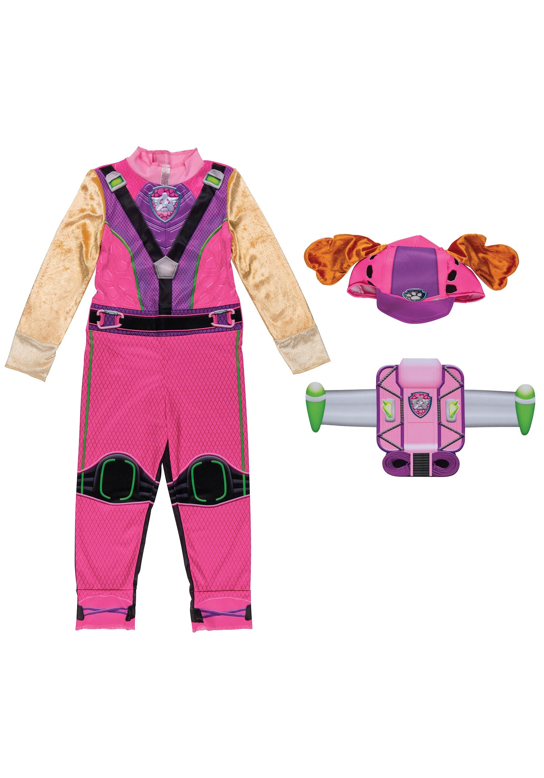 Girl's Paw Patrol Dino Movie Classic Skye Costume | Movie Costumes