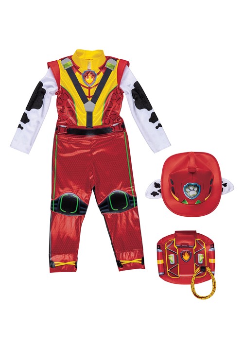 Kid's Paw Patrol Dino Movie Deluxe Marshall Costume | Movie Costumes