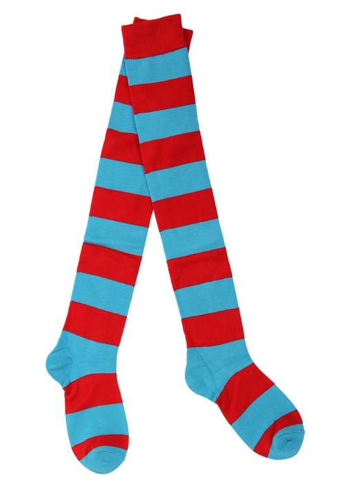 Thing 1 & Thing 2 Striped Knee High Socks