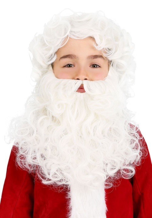 Child Santa Wig and Beard Costume Accessory | Santa Accessories