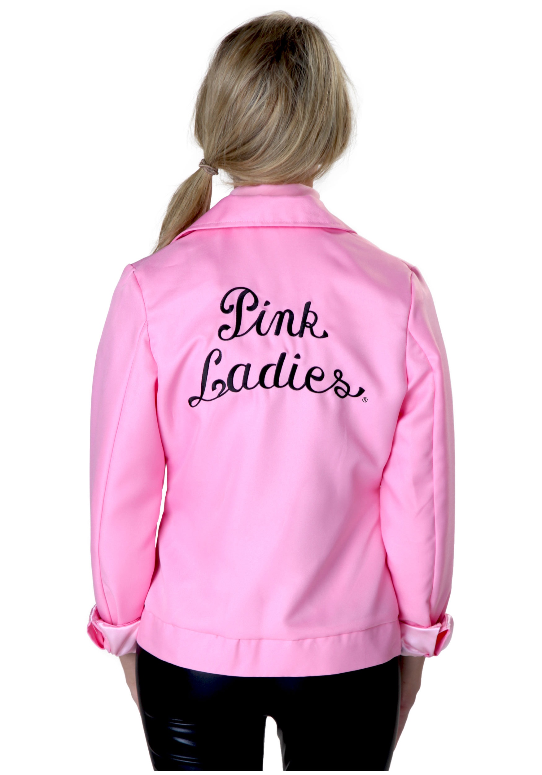 1950s Costumes For Women Pink Ladies Grease Jacket – Authentic 1950s ...