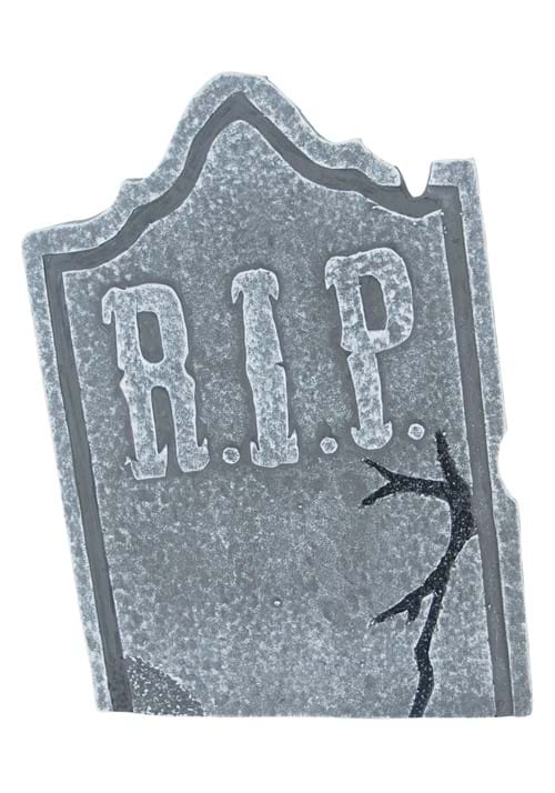 Crooked Set of 3 Stone Tombstone Decoration | Graveyard Decorations