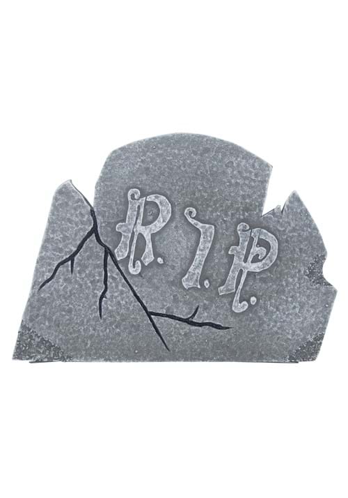 Crooked Set of 3 Stone Tombstone Decoration | Graveyard Decorations