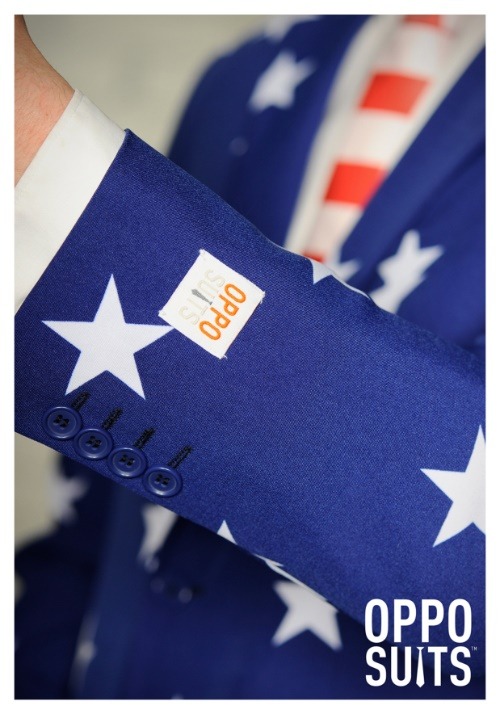 OppoSuits Stars and Stripes Men's Costume Suit