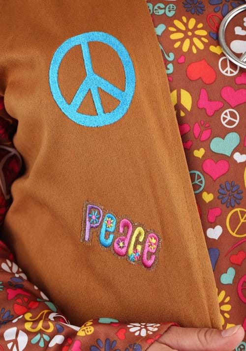 Plus Size Women's Peace & Love Costume | Hippie Costumes