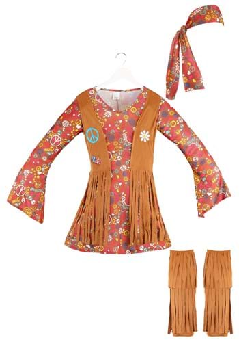 Women's Peace & Love Hippie Costume