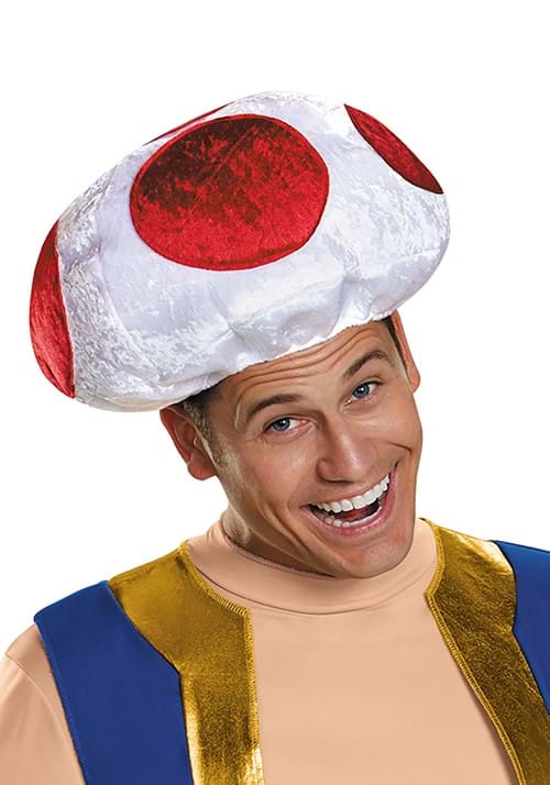Adult Deluxe Toad Costume | Super Mario Bros. Costumes