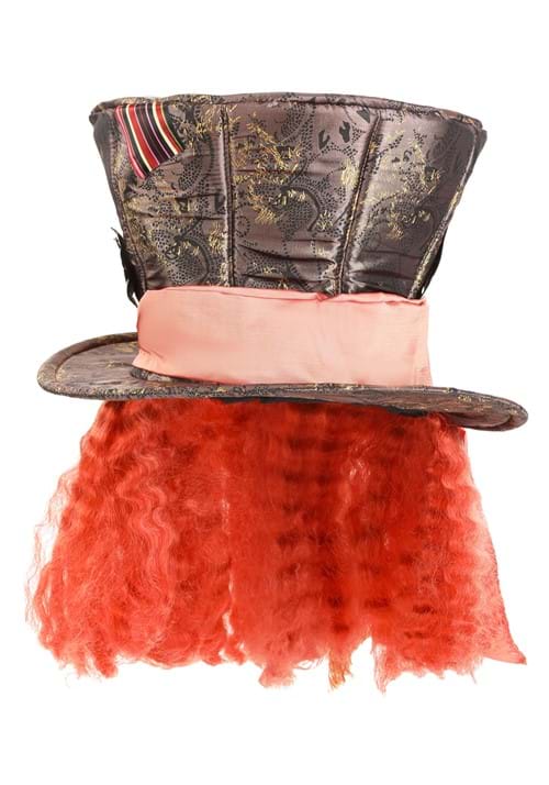 Wonderland Mad Hatter Costume Hat with Hair