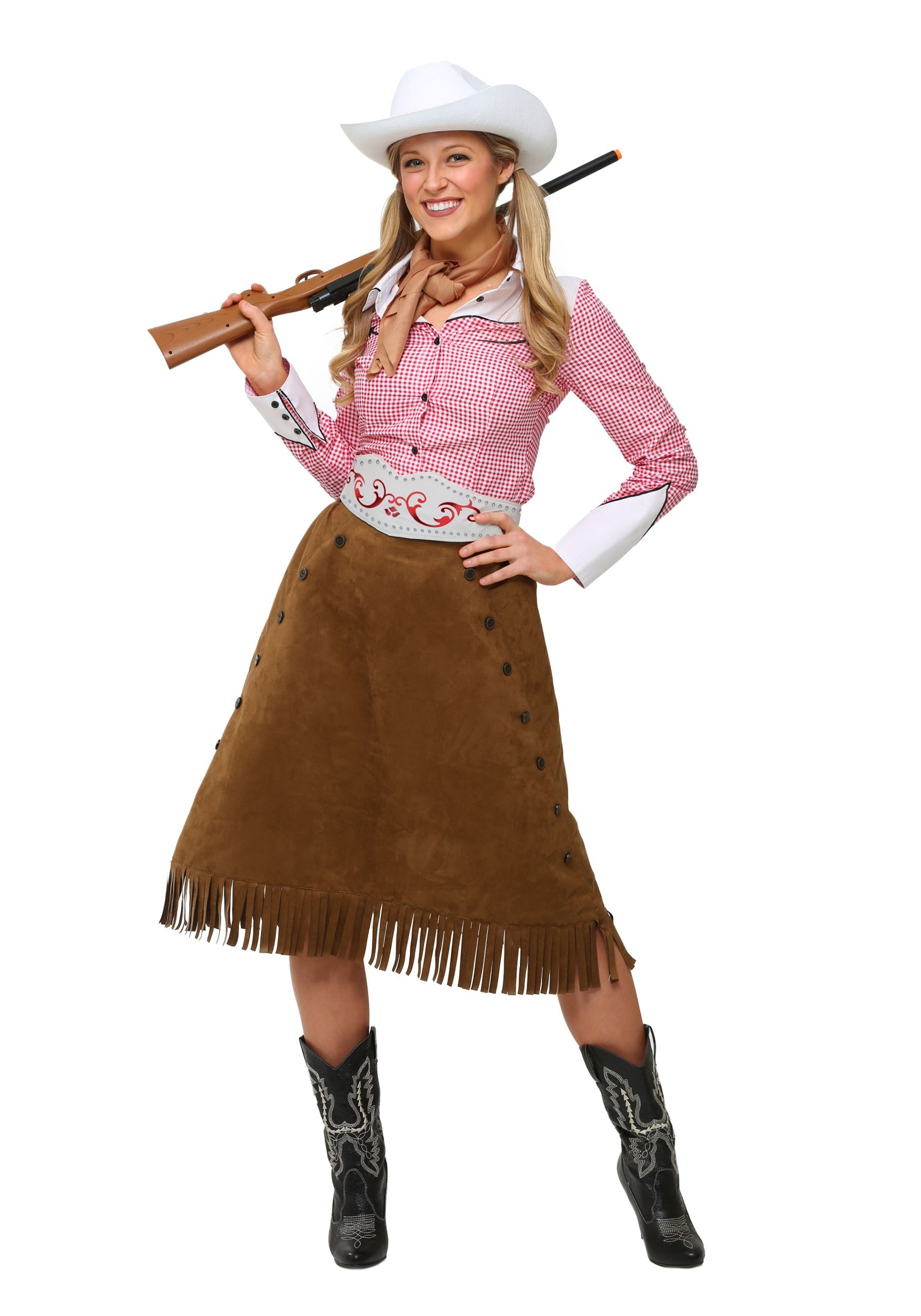 Plus Size Rodeo Cowgirl Costume Plus Size Rodeo Cowgirl Costume