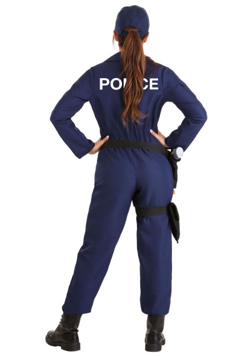 Plus Size Tactical Cop Jumpsuit Women's Costume