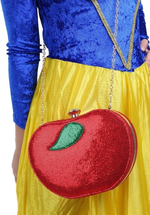 Red Apple Rhinestone Costume Purse | Snow White Accessories