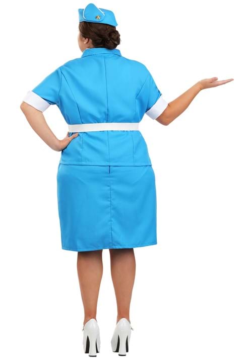 Plus Size Flight Attendant Costume for Women