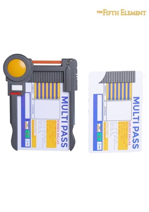 The Fifth Element Multipass Costume Badge Accessory | Movie Accessories
