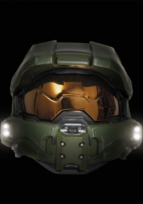 Master Chief Light Up Kid's Costume Helmet | Video Game Accessories