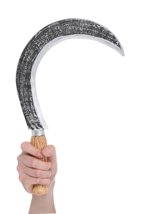 Handheld Prop Sickle Accessory | Costume Props