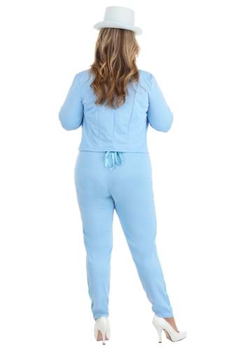 Adult Costume Female Blue Tuxedo