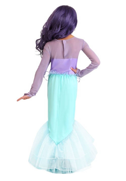 Kids Pretty Purple Mermaid Costume