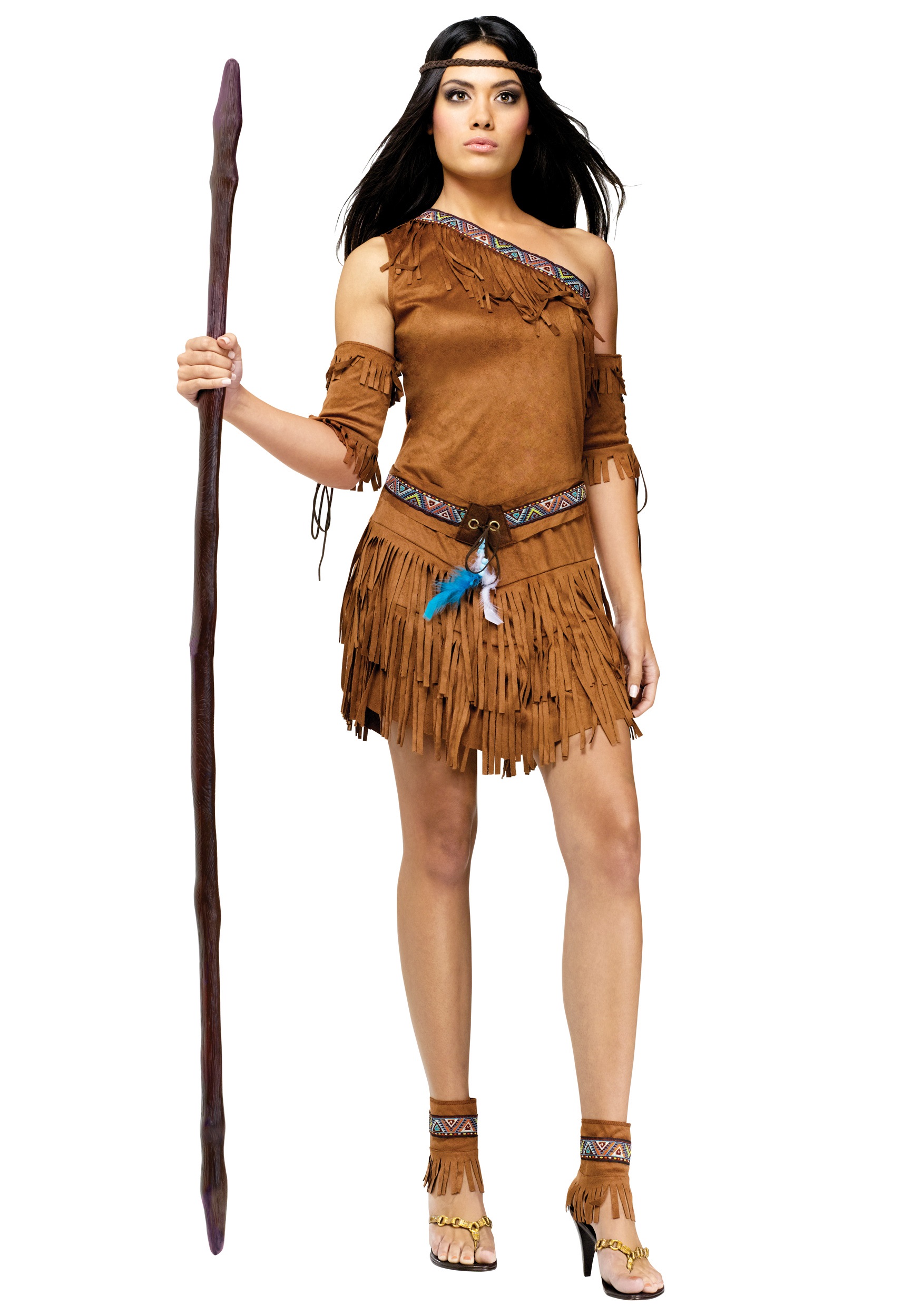 Sexy Native American One-Shoulder Costume Sexy Native American One-Shoulder Costume