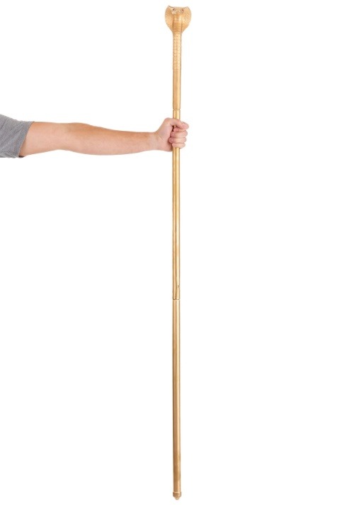 Gold Snake Staff | Costume Accessories