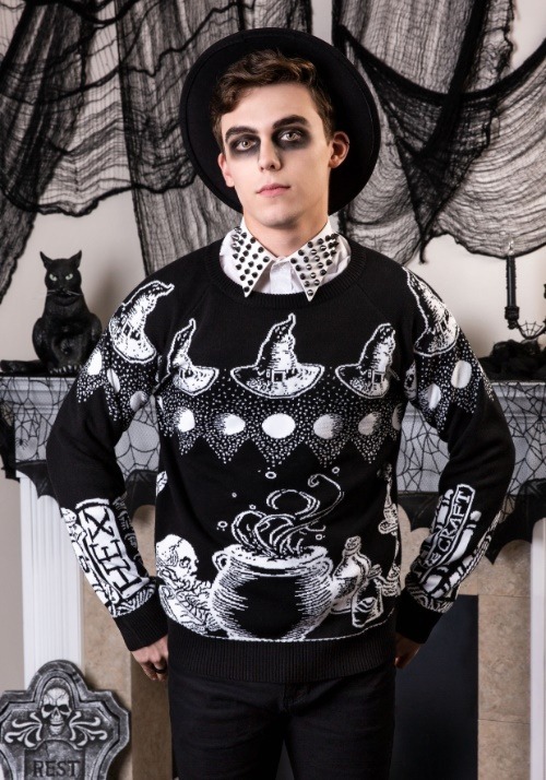 Witch Spellcraft and Curios Halloween Sweater | Spooky Sweater