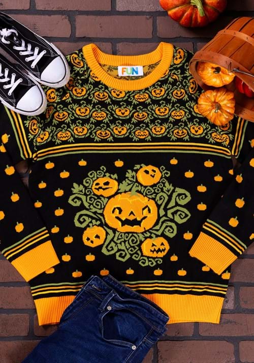 Pumpkin Patch Halloween Sweater for Adults | Exclusive