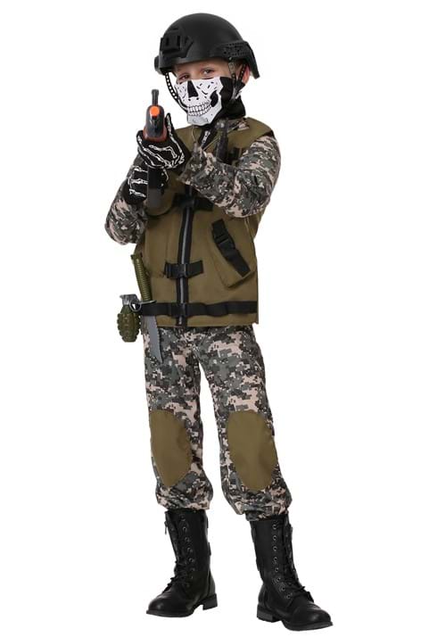 Kids Camo Trooper Costume W/ Accessories | Exclusive