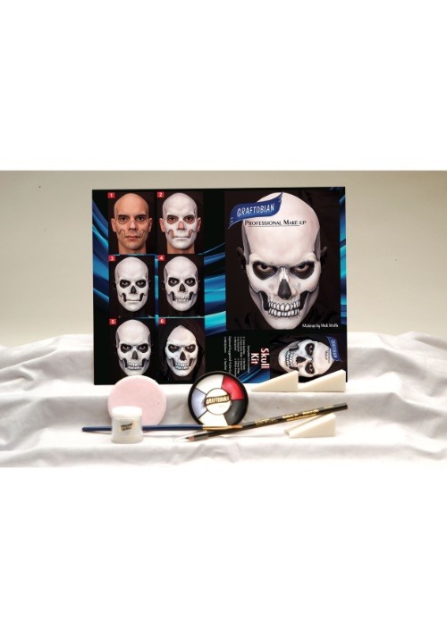 Graftobian Deluxe Skeleton Face Makeup Kit