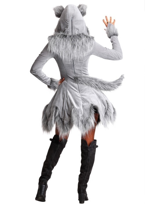 Women's Grey Wolf Costume Dress