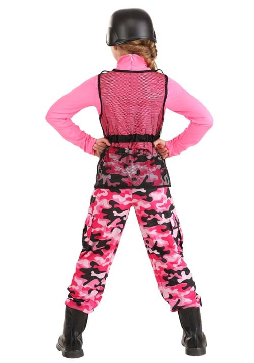 Pink Camo Trooper Costume for Girls | Kid's Military Costumes