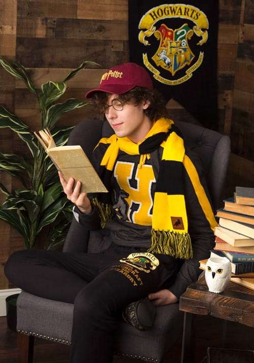 Harry Potter Hufflepuff Striped Scarf | Harry Potter Gifts