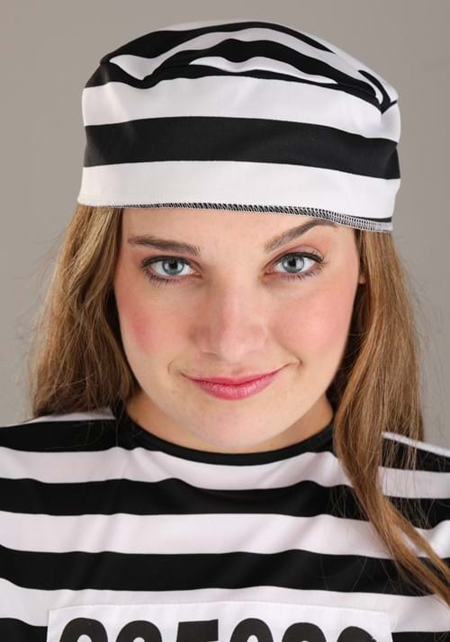 Women's Striped Prisoner Costume | Jailbird Women's Costume