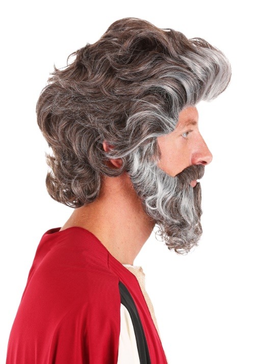 Biblical Moses Costume Wig and Beard for Adults | Religious Accessories