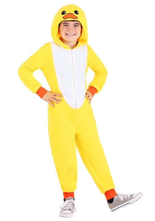Child Yellow Duck Costume Onesie | Bird Costumes