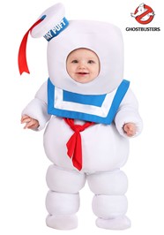 Deluxe Ghostbusters Small 2T Mini Puft Marshmallow Man Halloween Costum