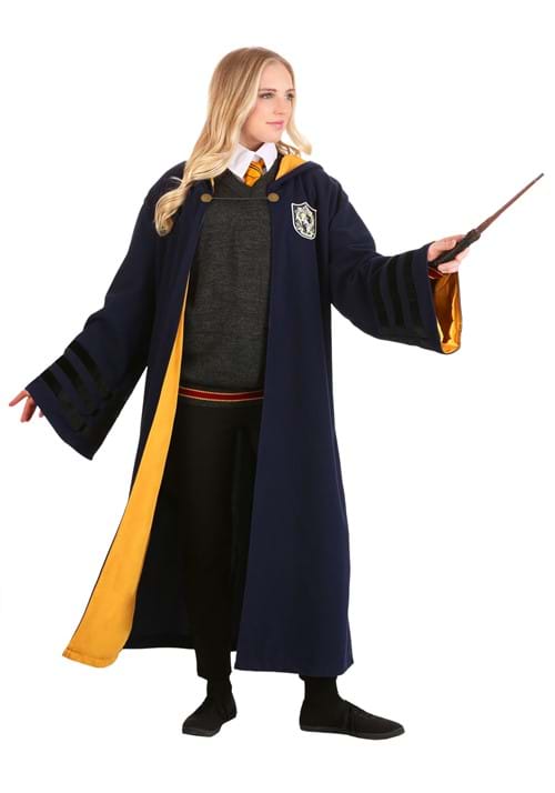 Vintage Harry Potter Hogwarts Hufflepuff Adult Costume Robe ...