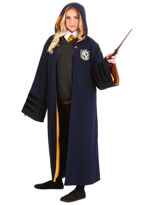 Vintage Harry Potter Hogwarts Hufflepuff Adult Costume Robe ...