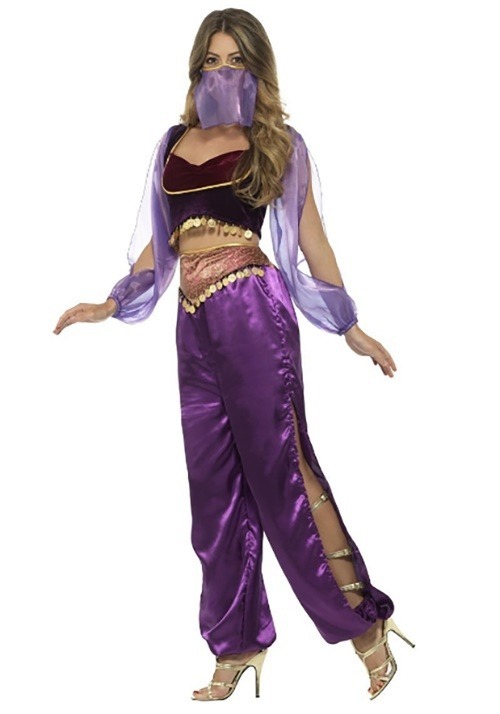 Purple Belly Dancer Costume for Women | International Costumes