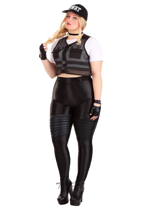 Women's Plus Size SWAT Officer Costume