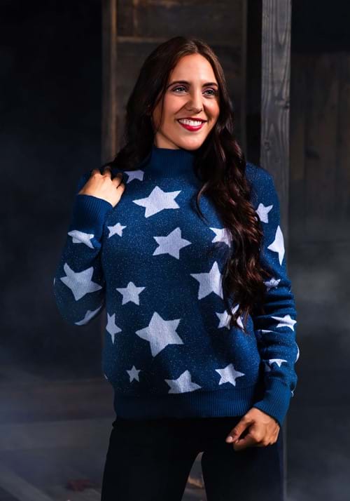 Coraline Blue Star Sweater Costume