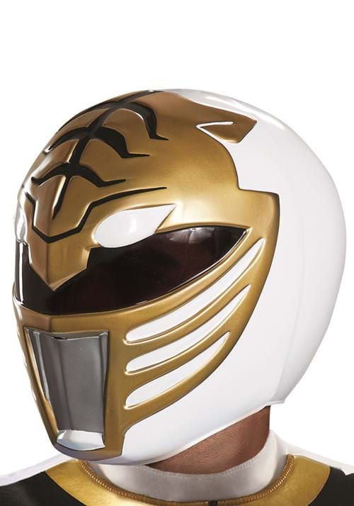 Power Rangers White Ranger Helmet for Adults | Power Rangers Accessories