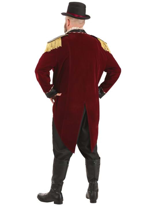 Men's Plus Size Scary Ringmaster Costume