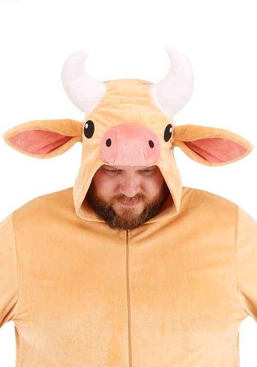 Plus Size Brown Cow Adult Costume