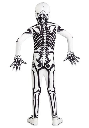Kid's White Skeleton Costume