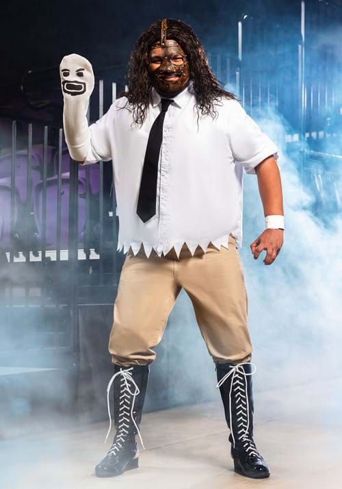 Plus Size WWE Mankind Men's Costume | WWE Costumes