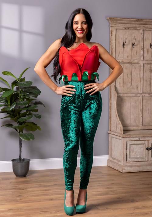 Red Rose Womens Costume