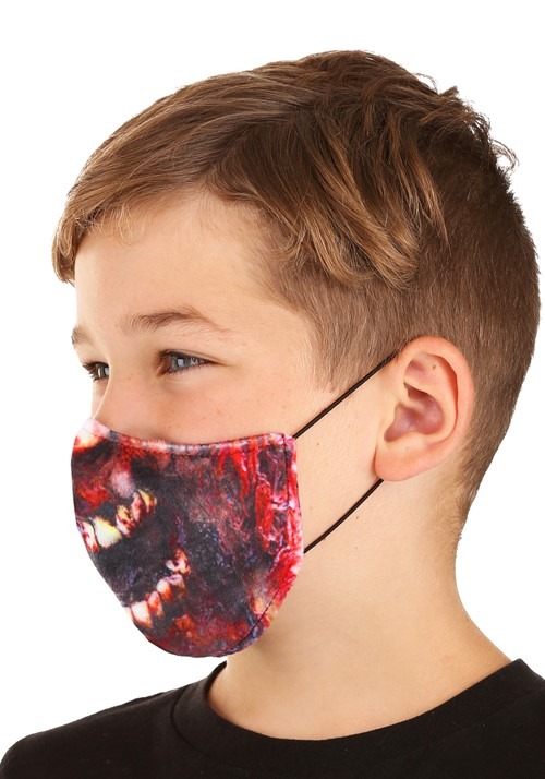Zombie Sublimated Face Mask for Kids